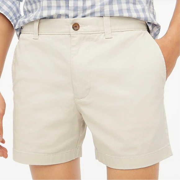 J. Crew | Shorts | J Crew 5 Inch Khaki Shorts | Poshmark